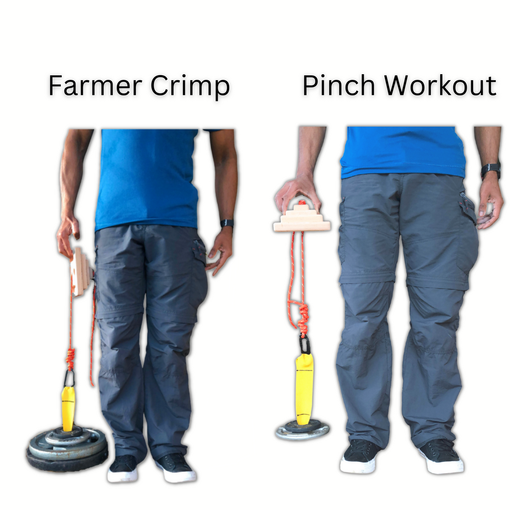 Wood Hand Grip Pinch Block for Grip Strength with Loading Pin | Hand G ...